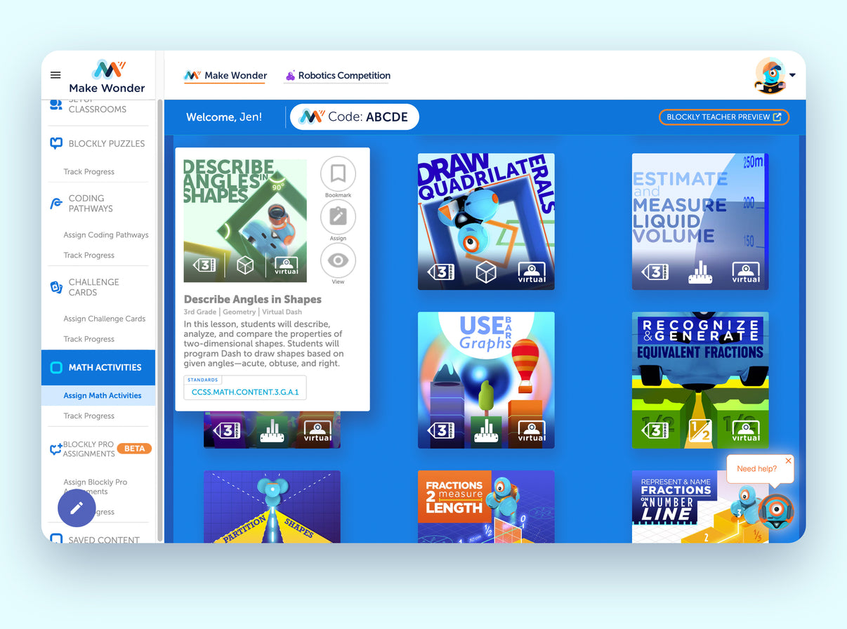 Make Wonder STEM Classroom – Wonder Workshop